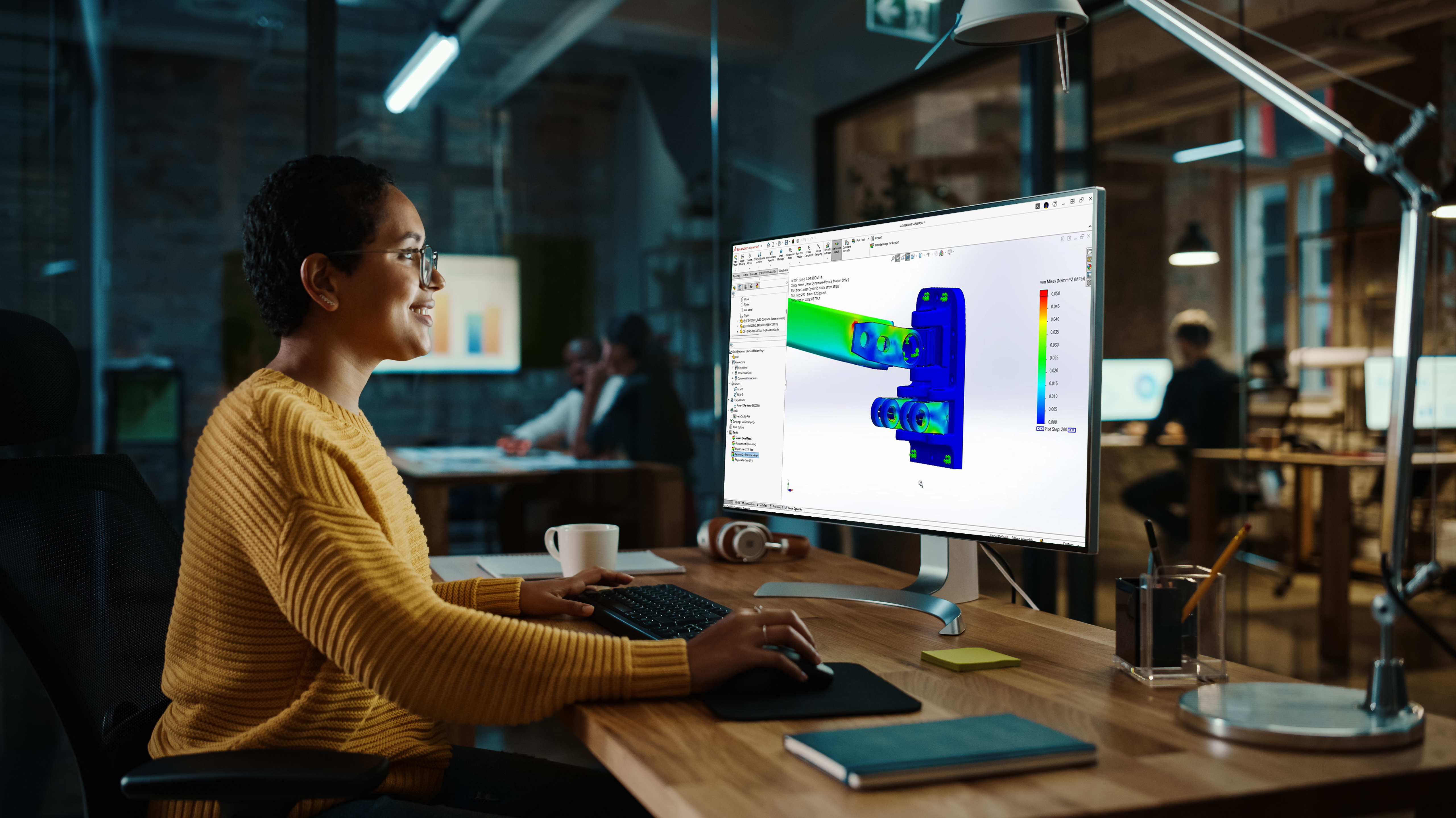 SOLIDWORKS Simulation - Konstruktionen optimieren
